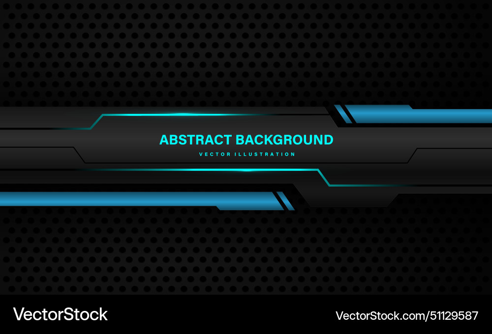 Abstract grey blue metallic cyber line circuit Vector Image