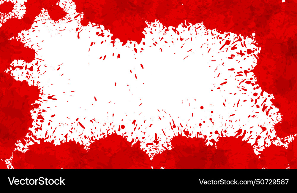 Abstract red paint ink droplet wallpaper Vector Image