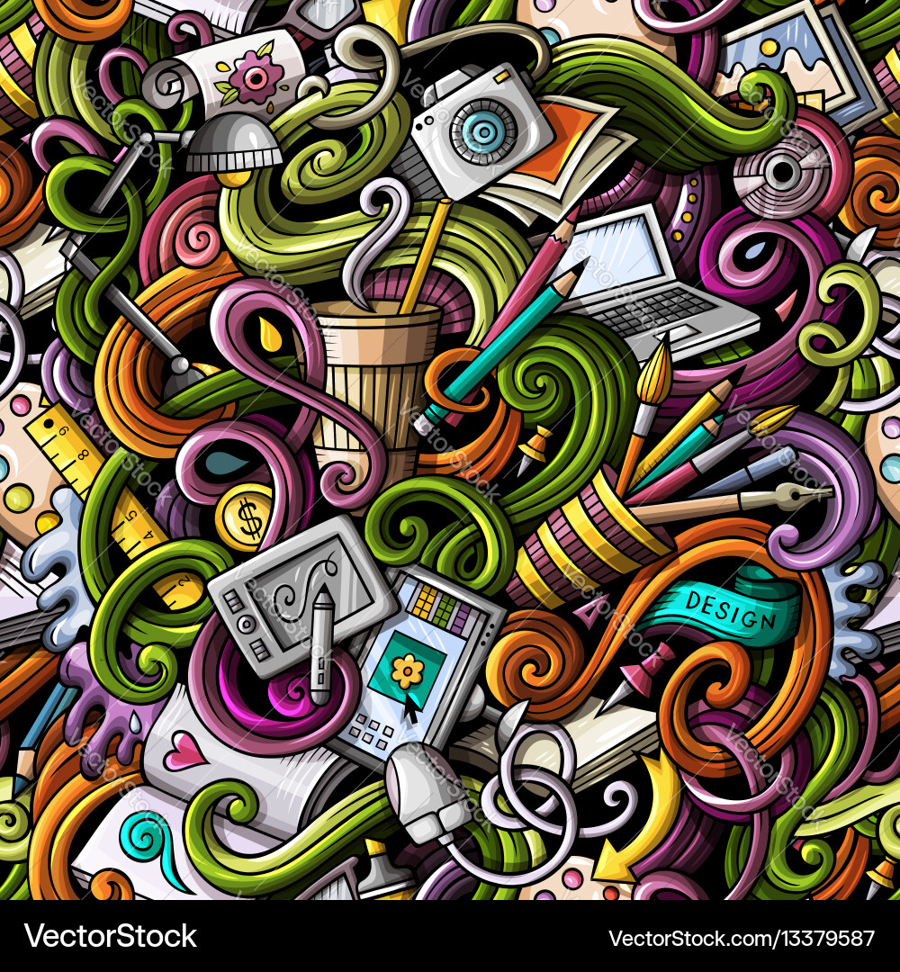 Hand-Drawn Art & Creative Doodles Royalty Free Vector