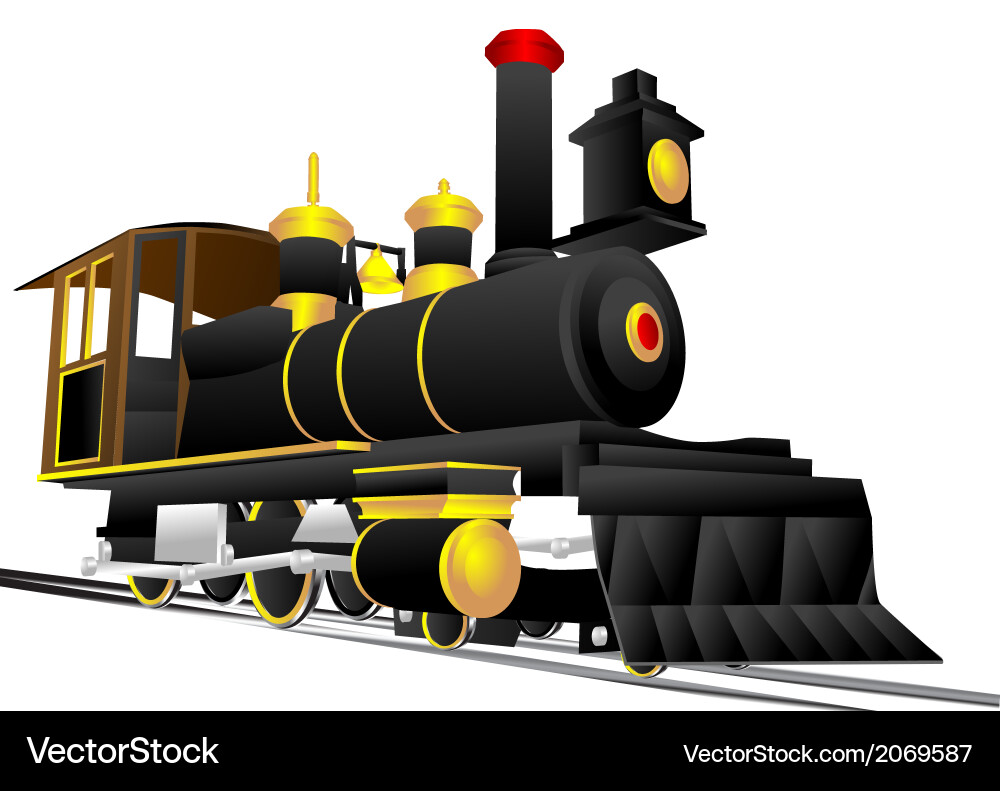 Locomotive Royalty Free Vector Image - VectorStock