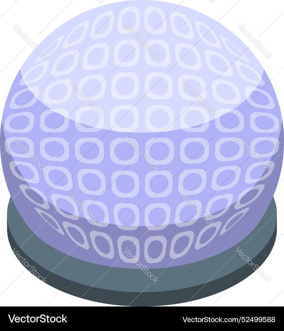 Architectural dome structure standing on wide base