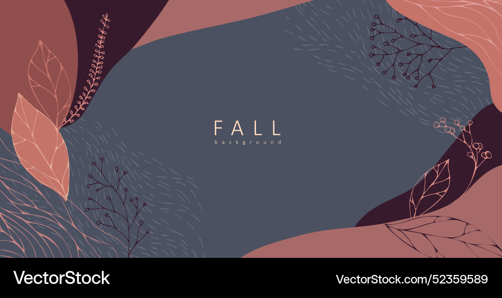 Abstract autumn backgrounds greeting cards Vector Image