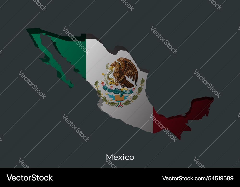 Paper cut flag Royalty Free Vector Image - VectorStock