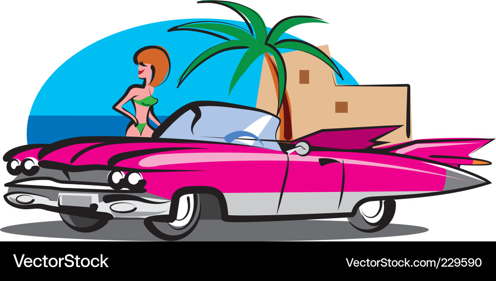 Fancy car Royalty Free Vector Image - VectorStock