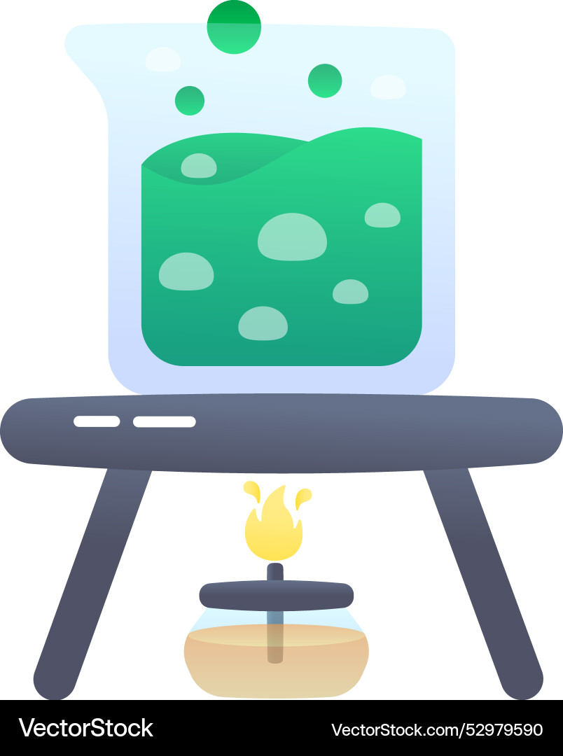 Lab burner Royalty Free Vector Image - VectorStock