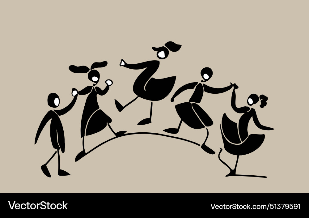 Continuous one-line graceful drawing anonymous Vector Image