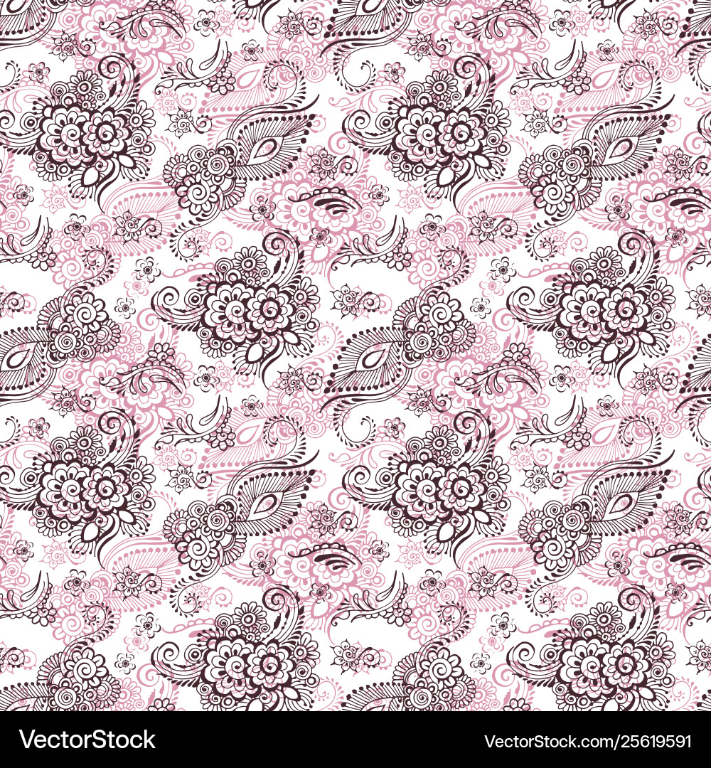 Seamless lace pattern Royalty Free Vector Image