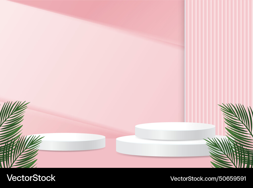 Simple podium background Royalty Free Vector Image