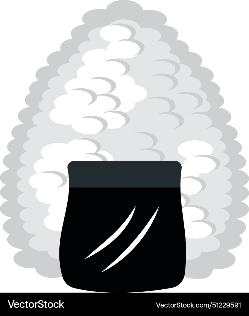 Sushi rice food Royalty Free Vector Image - VectorStock