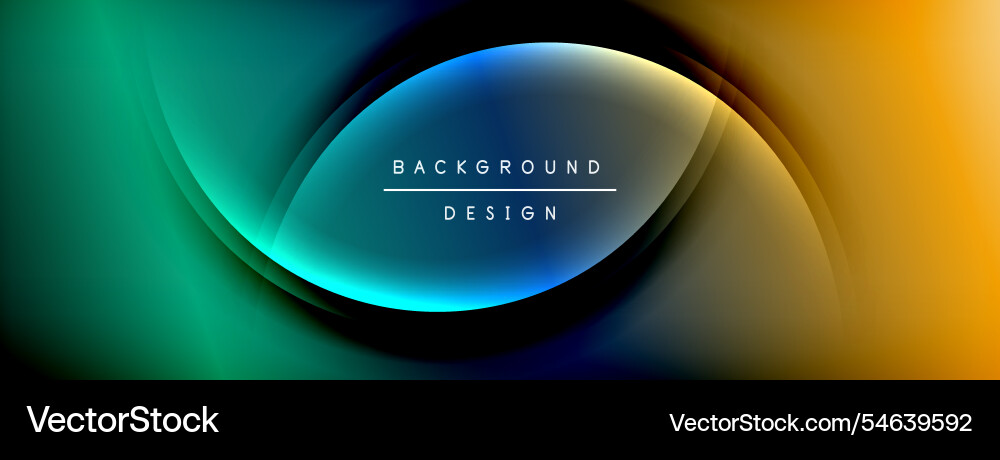 Bright rainbow style color gradient with curve Vector Image