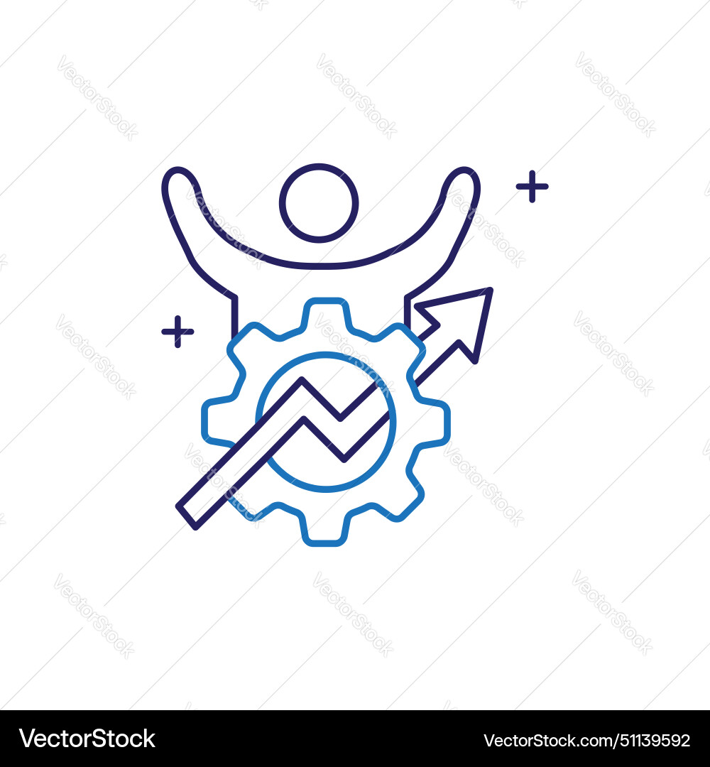 Enhancing resilience icon design Royalty Free Vector Image