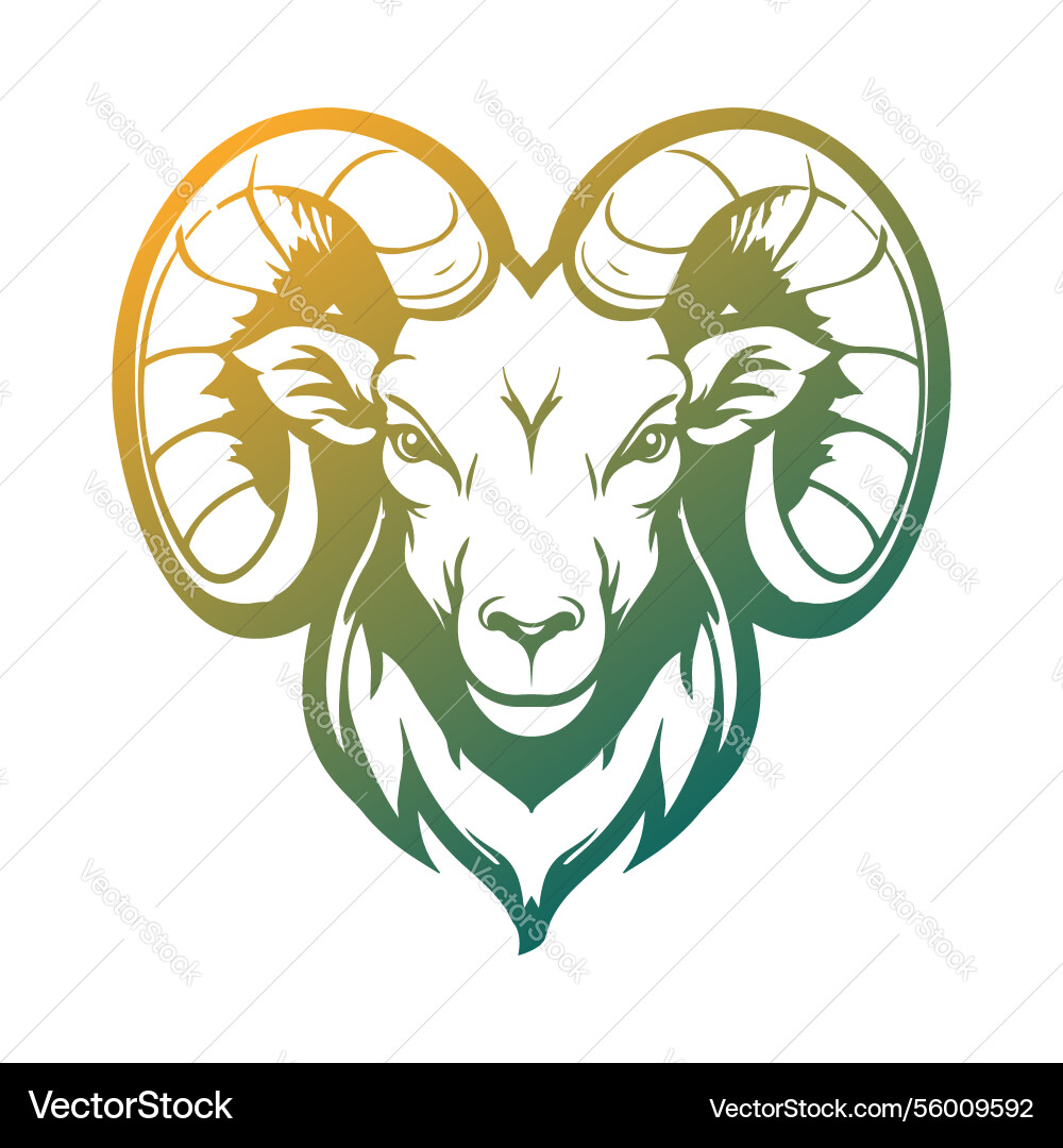 Ram clip art design Royalty Free Vector Image - VectorStock