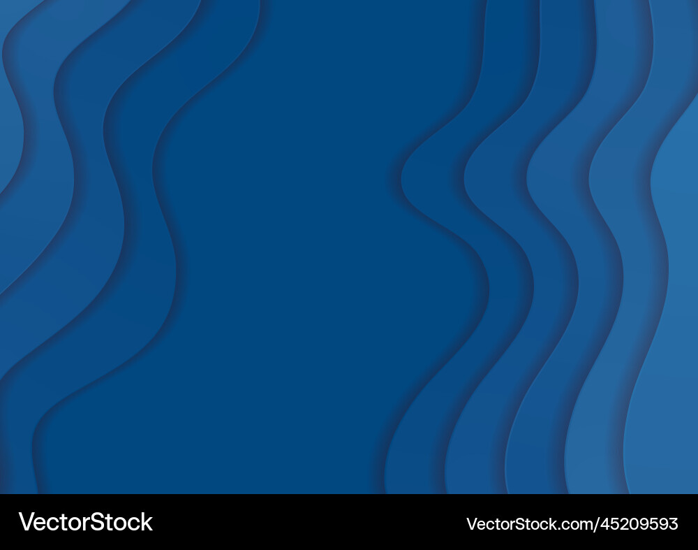 Abstract Blue Wave Background Royalty Free Vector Image