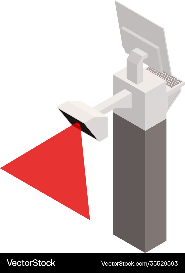 Warehouse scanner Royalty Free Vector Image - VectorStock