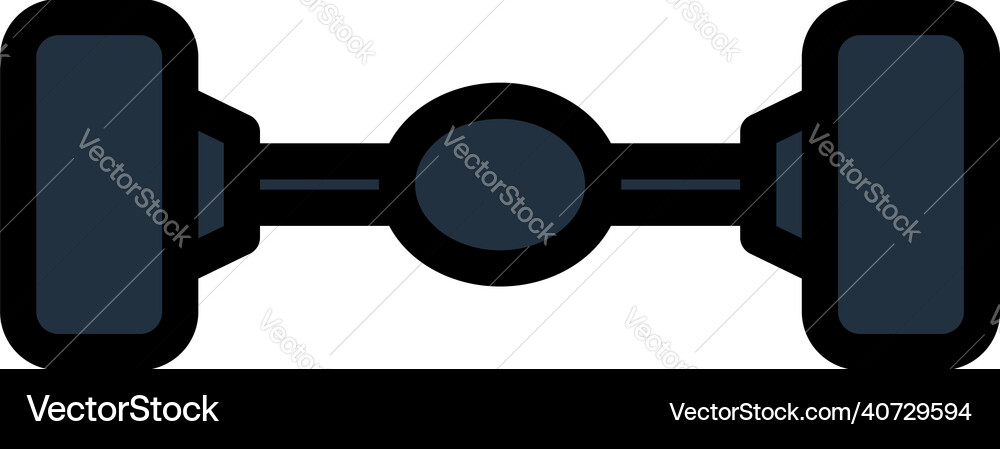 Car rear axle icon Royalty Free Vector Image - VectorStock