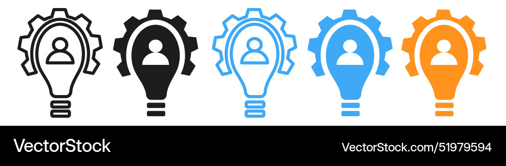 Skills icon mark in filled style Royalty Free Vector Image