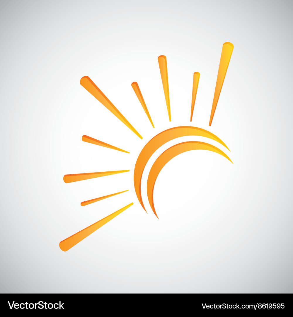 sun icon text