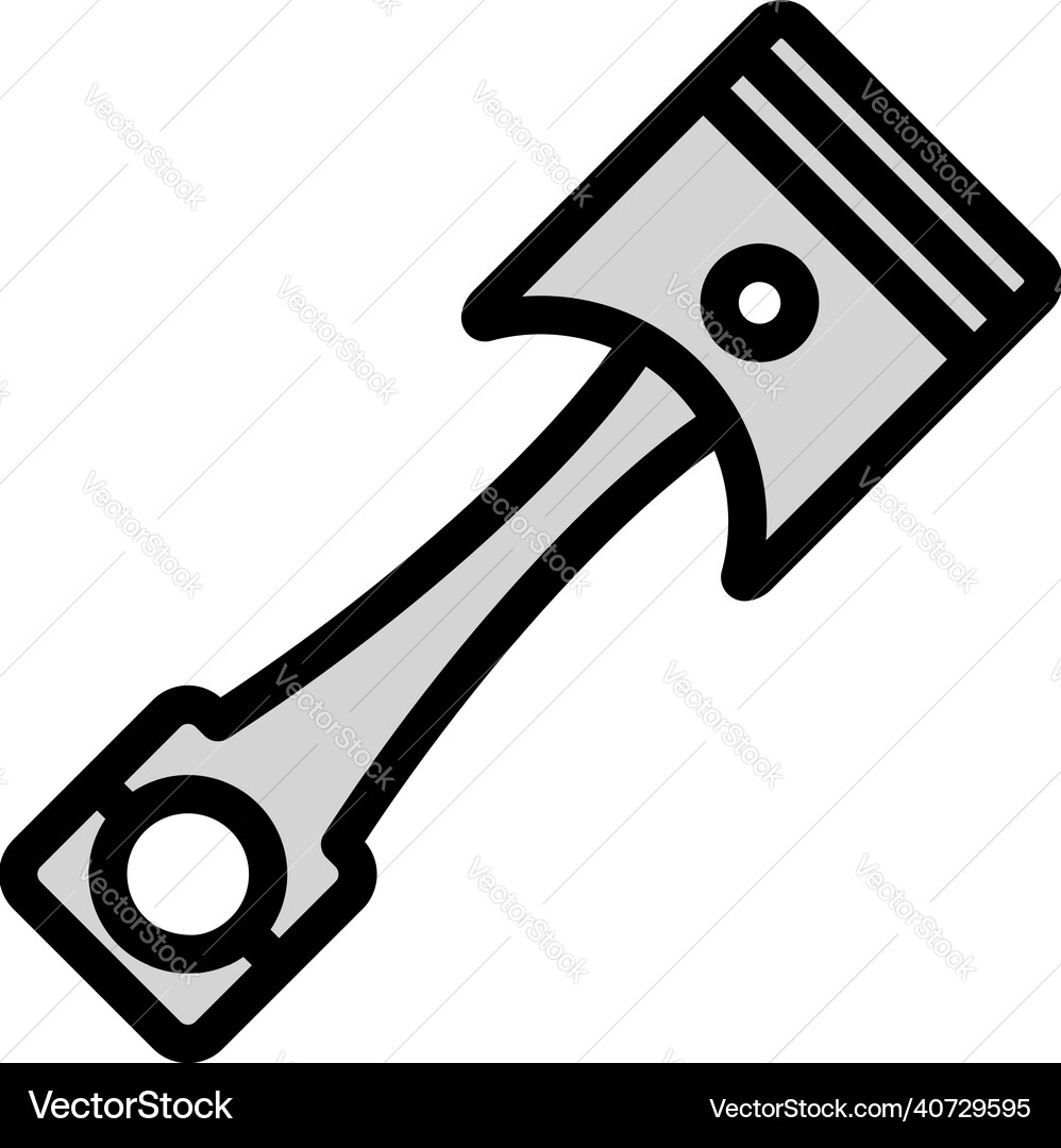 Car motor piston icon Royalty Free Vector Image