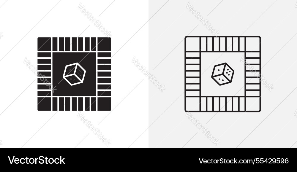 Game board icons pack for apps and ui ux desigs Vector Image