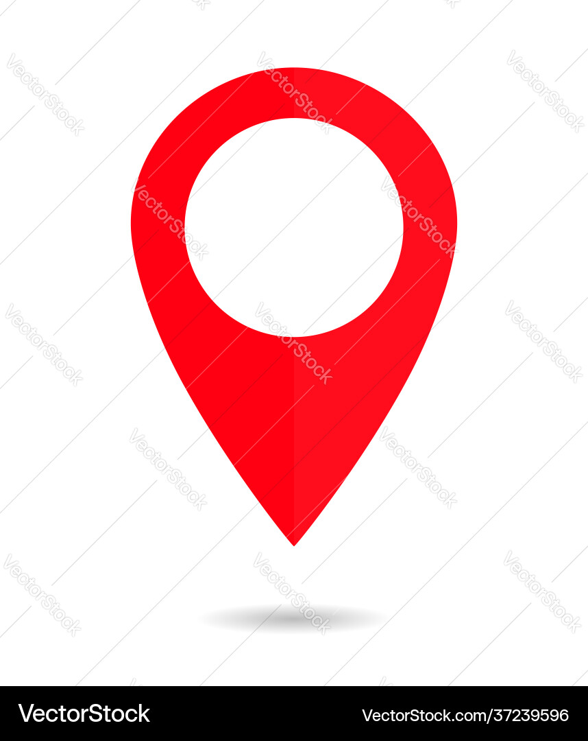 GPS Location Pin Icon Royalty Free Vector Image