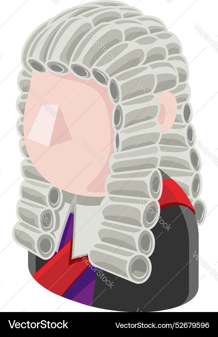 Judge man avatar people icon Royalty Free Vector Image