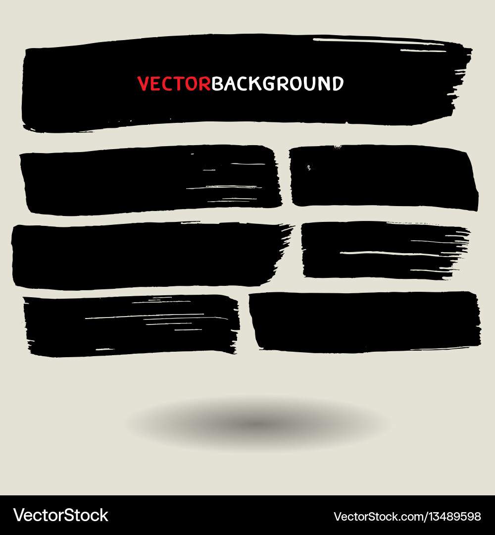 Grunge Brush Texture Background Royalty Free Vector Image