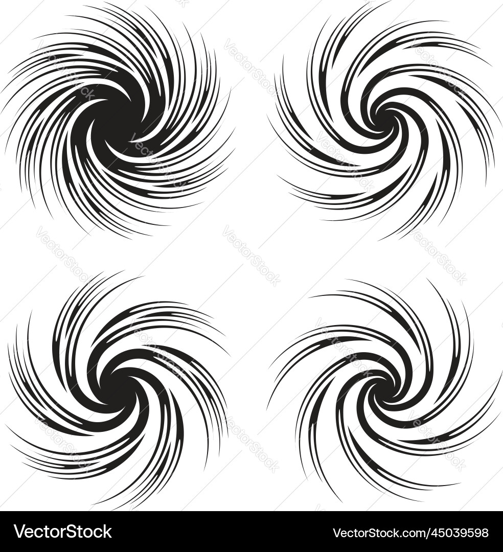 Radial spiral burst Royalty Free Vector Image - VectorStock
