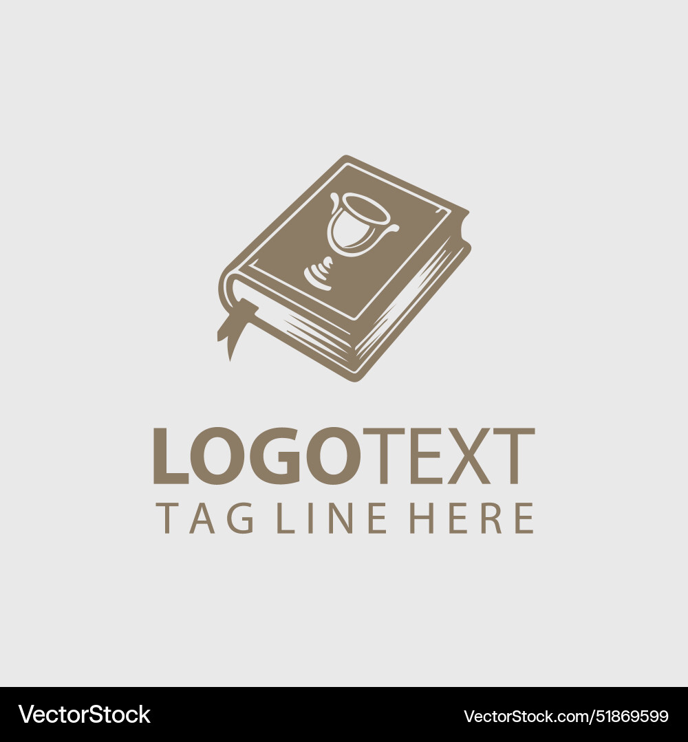 Open book logo Royalty Free Vector Image - VectorStock