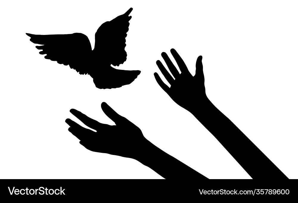 Freedom Bird Black And White