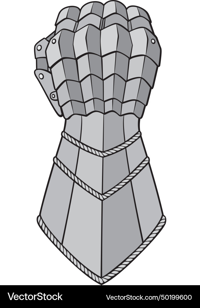 Iron Fist Gauntlet Royalty Free Vector Image - VectorStock