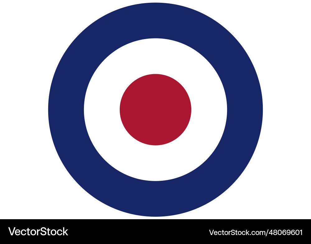 Raf roundel Royalty Free Vector Image - VectorStock
