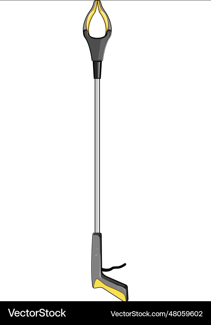 Cartoon Reacher Grabber Tool Royalty Free Vector Image
