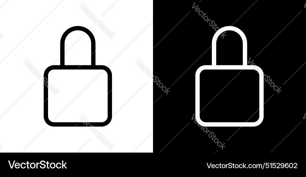 Lock icon set secure password symbol privacy Vector Image