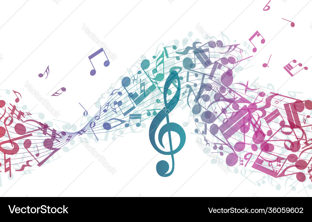 Notes staff Royalty Free Vector Image - VectorStock