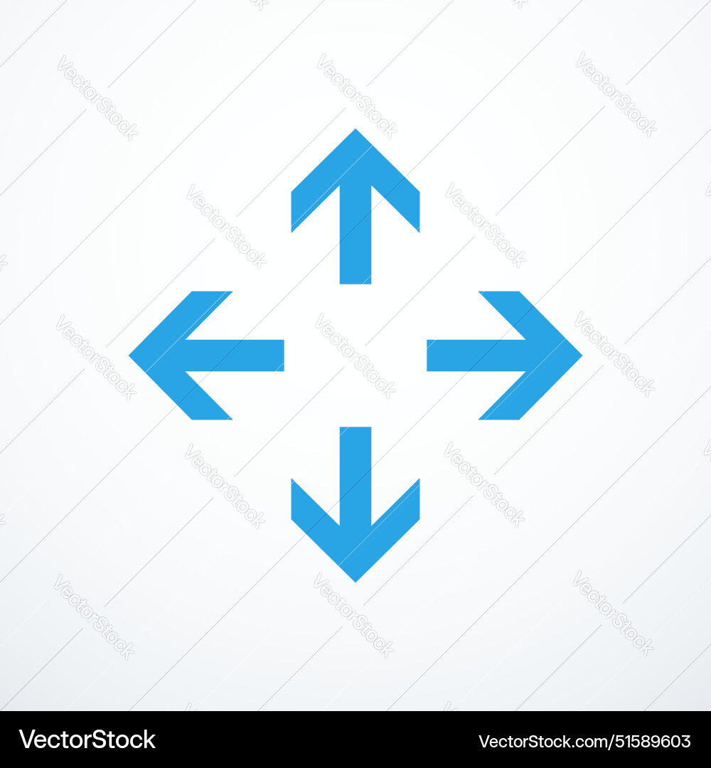 Direction arrows icon set Royalty Free Vector Image