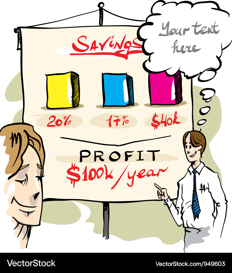 Flip chart Royalty Free Vector Image - VectorStock