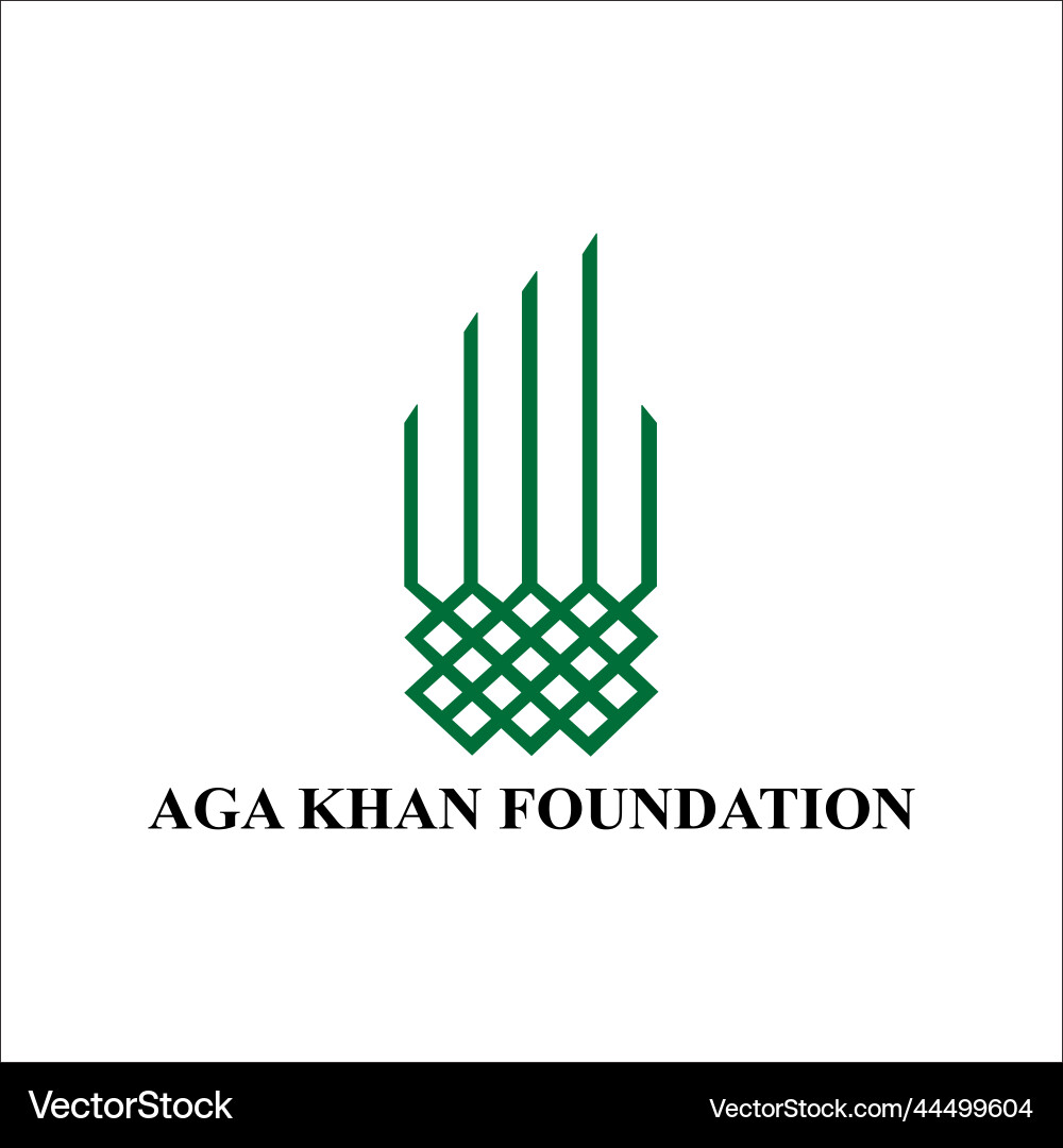 Aga khan foundation logo image – Royalty-Free Vector | VectorStock