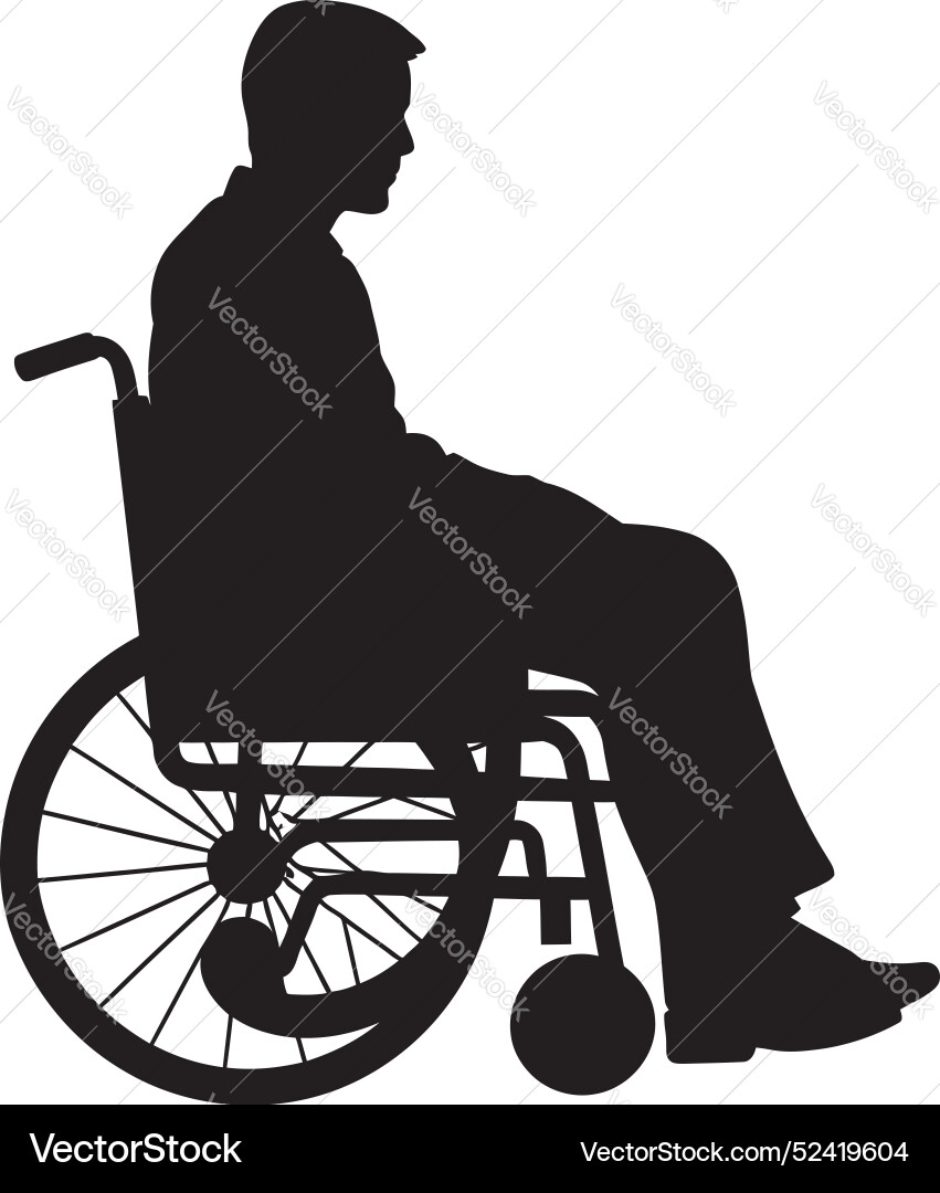 Inclusivity drive black accessible pathways Vector Image