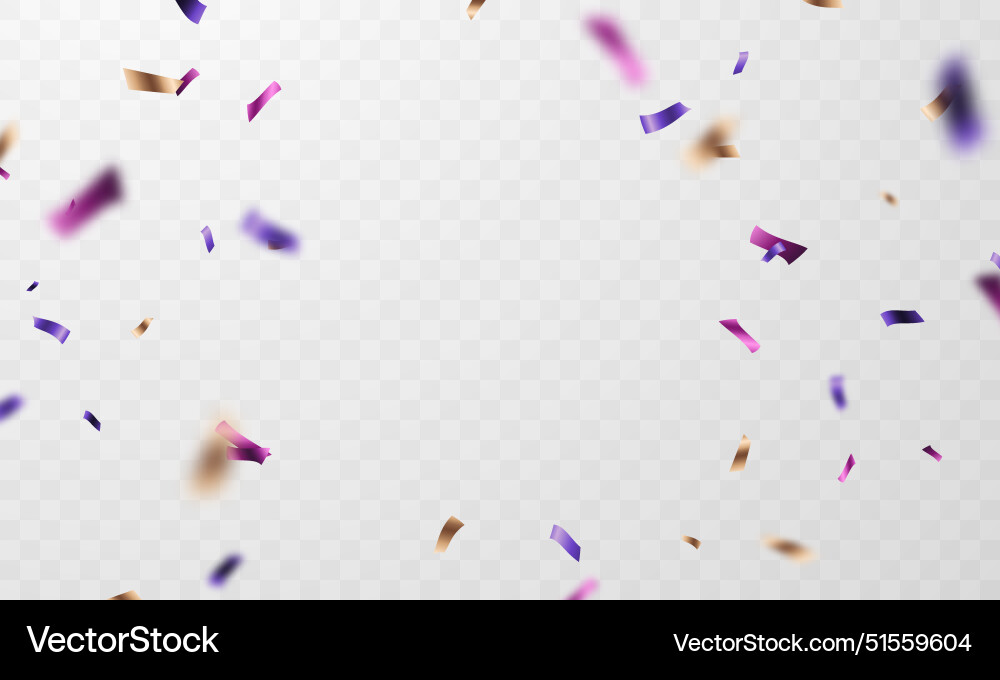 Purple and blue paper background falling Vector Image