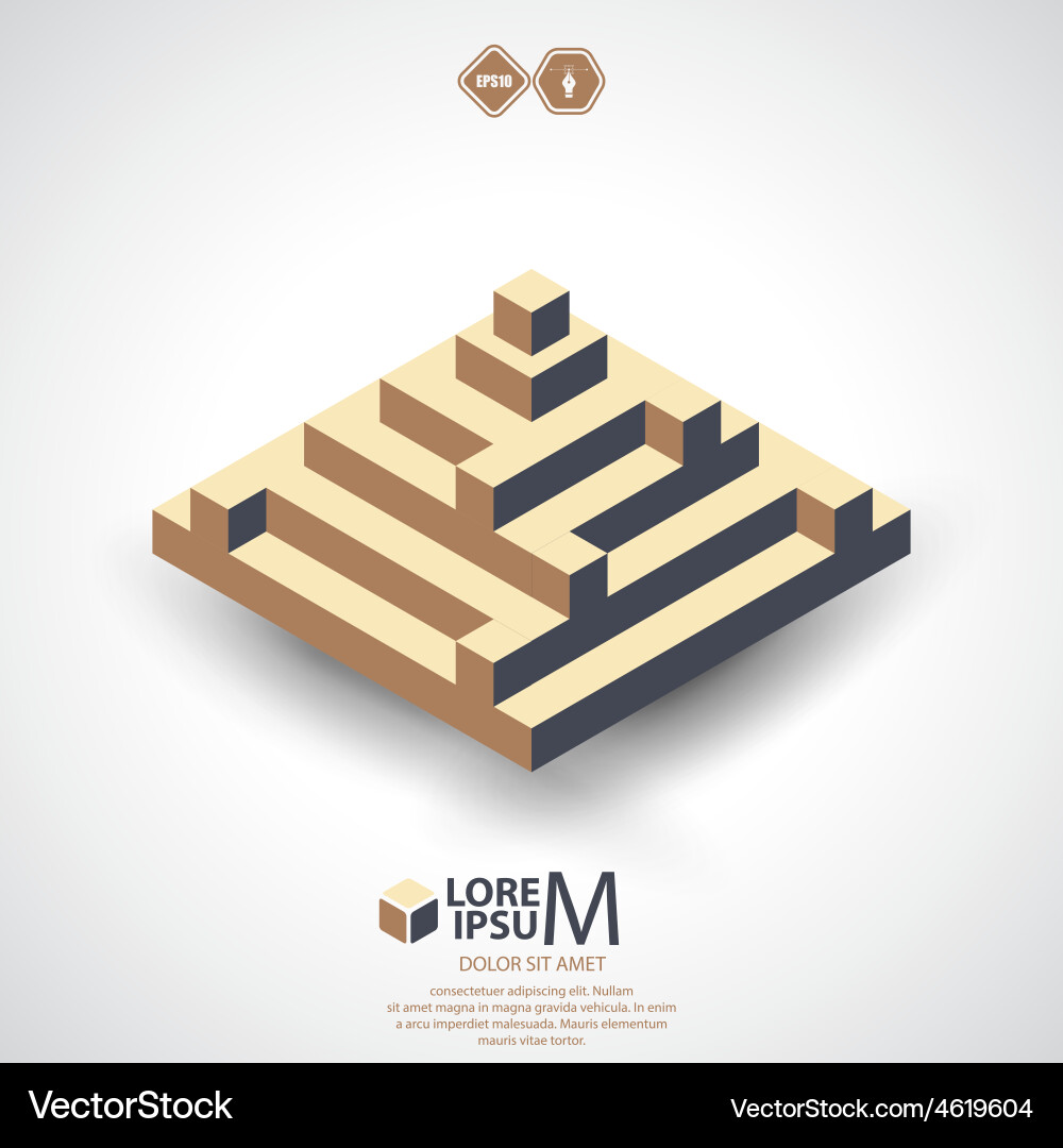 Pyramid Royalty Free Vector Image - VectorStock