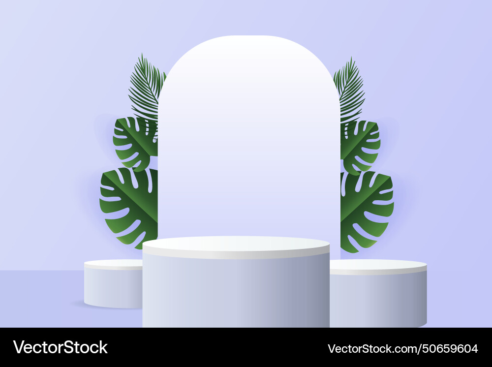 Simple podium background Royalty Free Vector Image