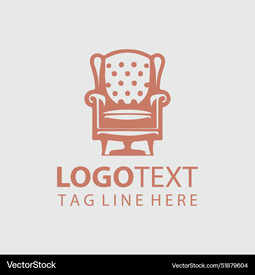 Sofa logo Royalty Free Vector Image - VectorStock