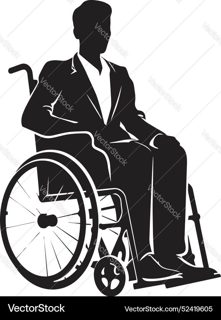 Accessible pathways wheelchair design empowering Vector Image