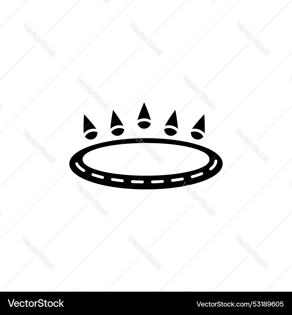 Fire burner icon isolated on white background Vector Image