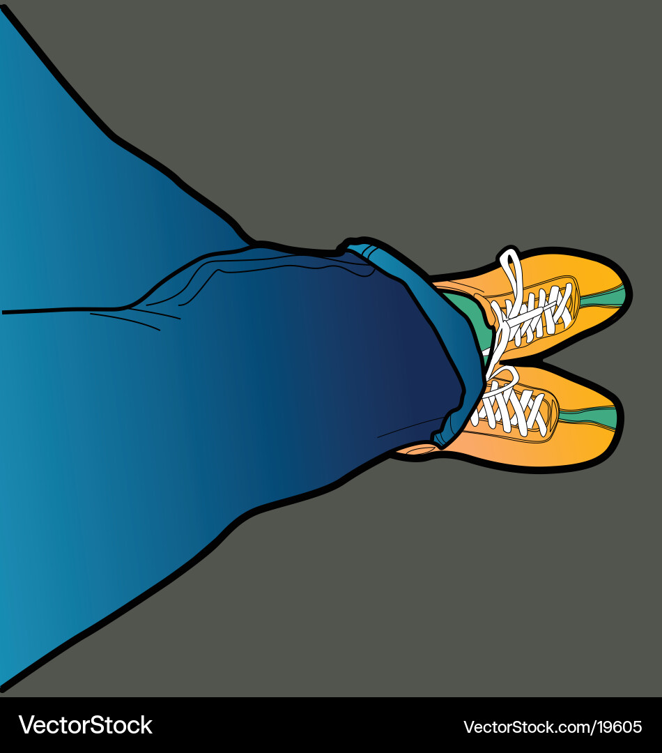 Mens legs Royalty Free Vector Image - VectorStock