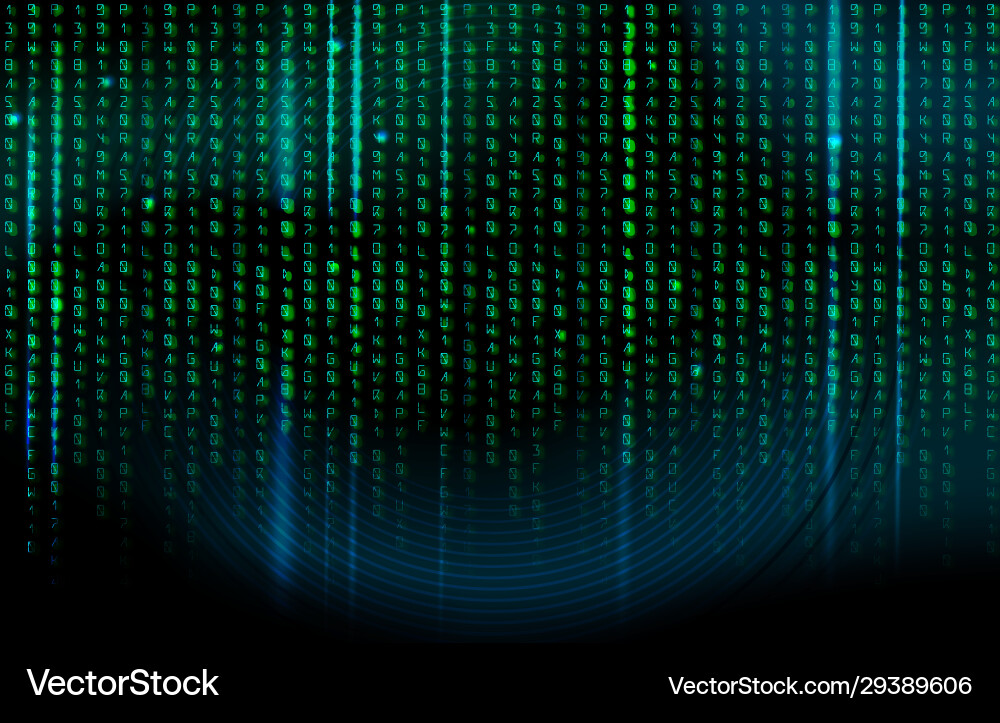 Background matrix abstract Royalty Free Vector Image