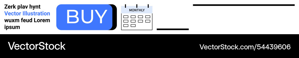 E-commerce button with iconic buy call-to-action Vector Image