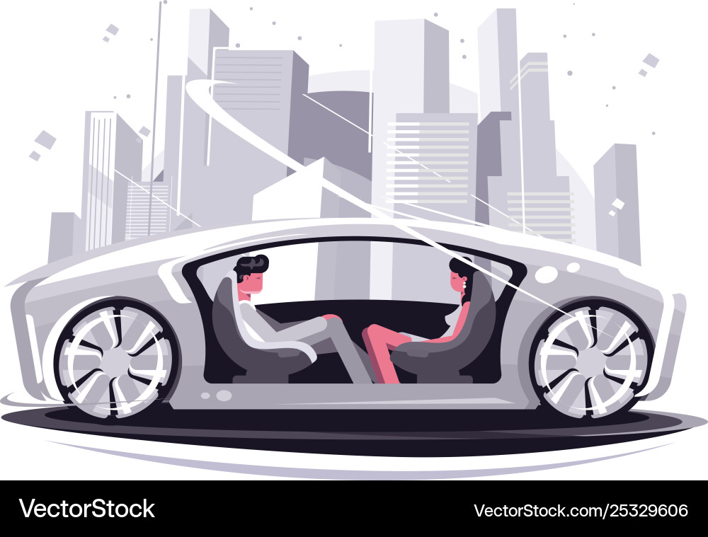 Super car future Royalty Free Vector Image - VectorStock