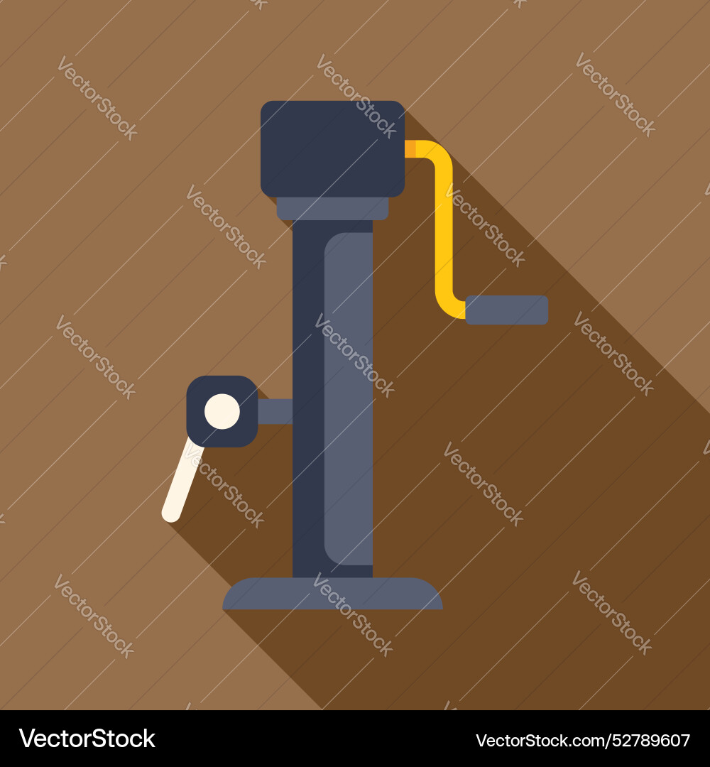 Car jack is lifting a vehicle during maintenance Vector Image