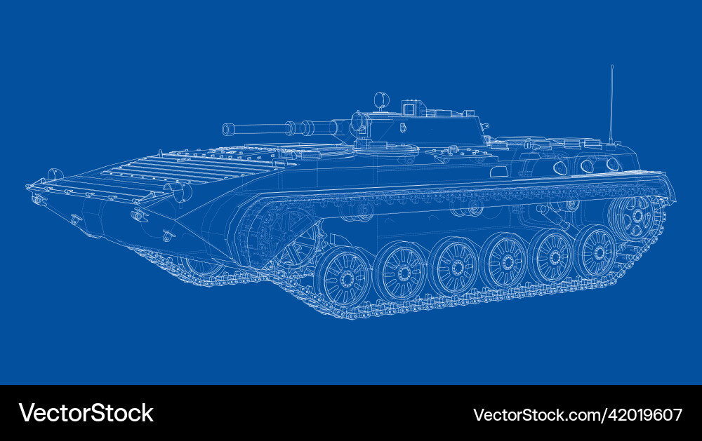 Infantry fighting vehicle Royalty Free Vector Image